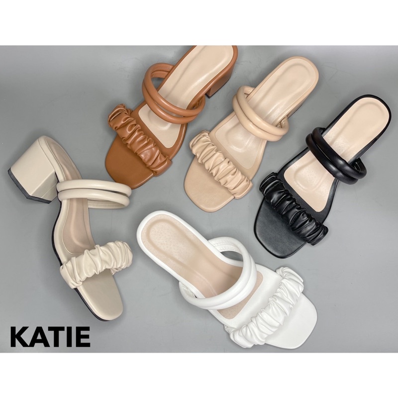 MikaylaShoppe Katie Block Heels | Shopee Philippines