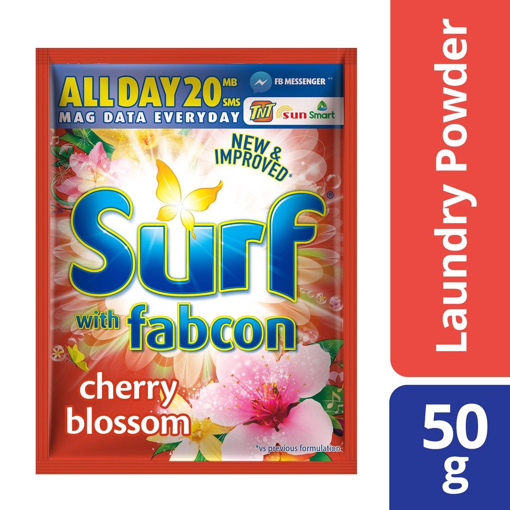 Surf Powder Detergent Cherry Blossom 50G Sachet | Shopee Philippines