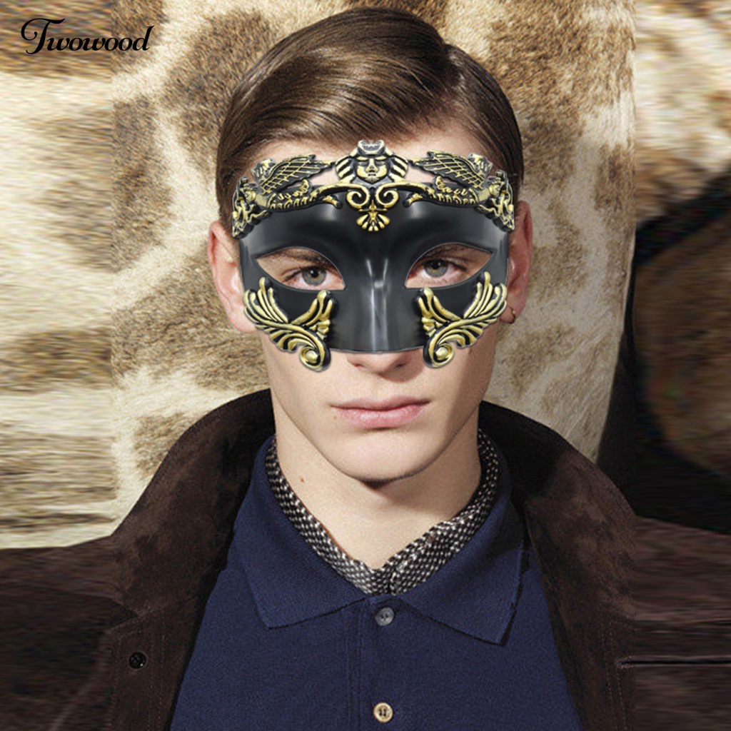 twowood Half Face Cover Nightclub Party Venice Ancient Greece ...