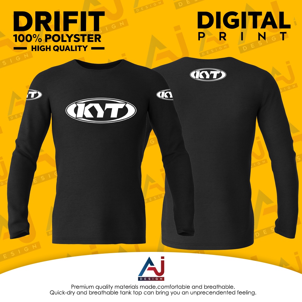 KYT Long sleeve DRIFIT Motorcycle Jersey | Shopee Philippines