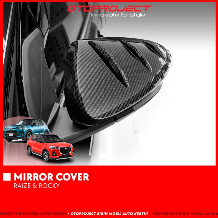 All New Raize/Rocky/ Yaris Cross Mirror Cover Otoproject | Shopee ...