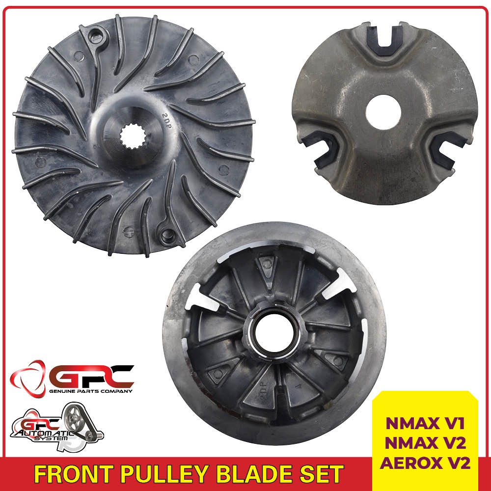 Yamaha NMAX 155 V.1&2, Aerox 155 V. 2 GPC CVT Front Pulley Blade Set ...