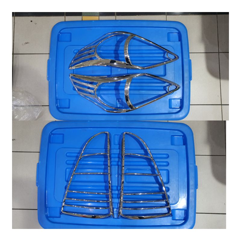 Chrome color lamp garnish package for Grand Innova 2012 - 2015 ...