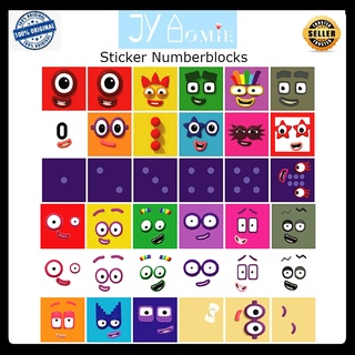 original packing Numberblocks Sticker 54 pieces Waterproof Quality ...