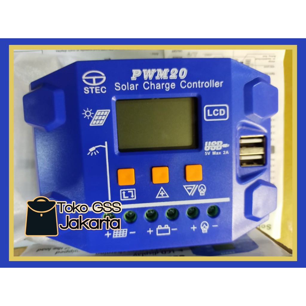 10a STEC PWM20 Solar Charge Controller | Shopee Philippines
