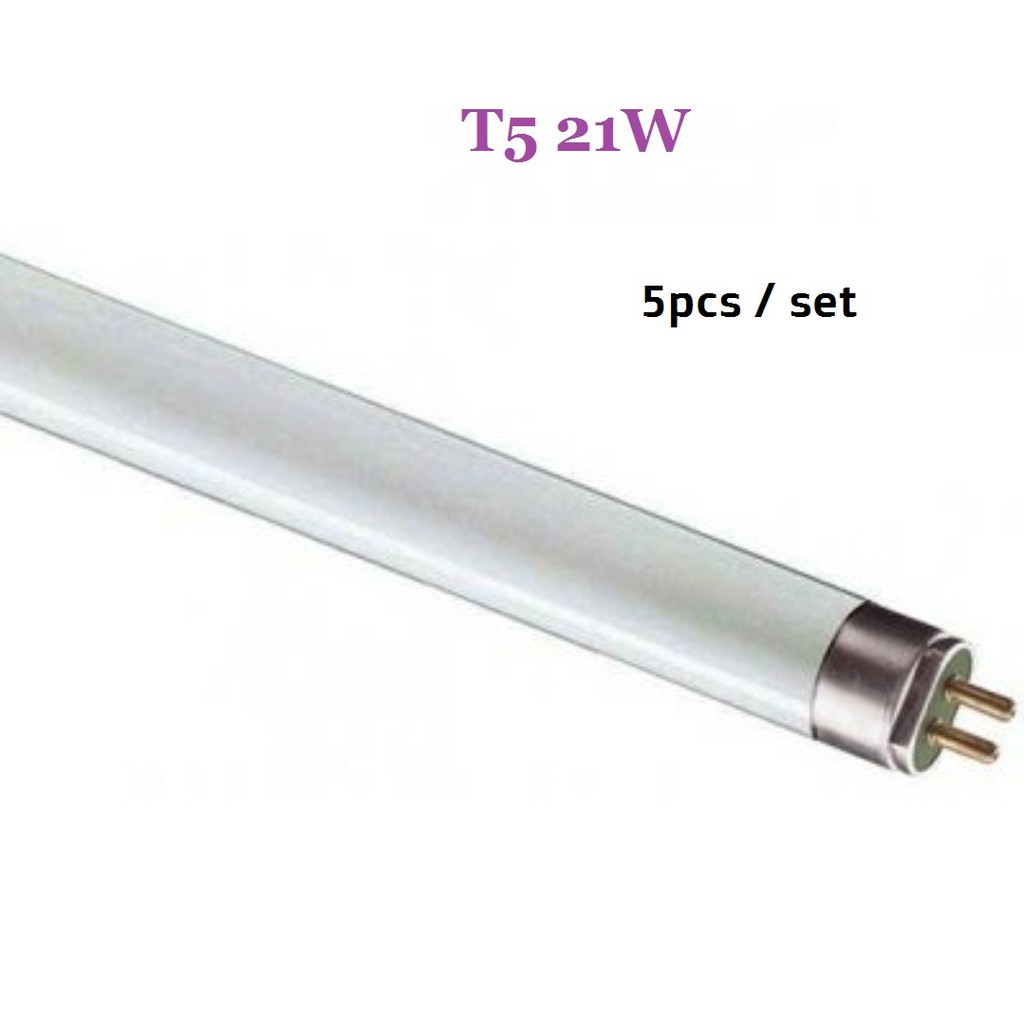 T5 TUBE FLUORESCENT TUBE 3FT 21W ( INCLUDING BUBBLE WRAPPING) | Shopee ...