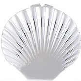 Miniso Shell Folding Mirror Portable High Definition Vanity Mirror ...