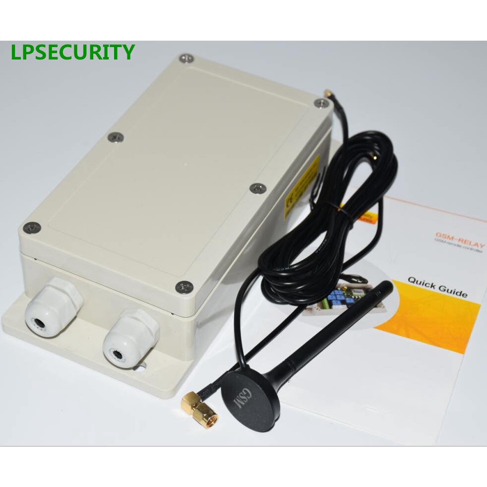 LPSECURITY 4G 2G Waterproof 7 relays Real-Time GSM Remote Control Relay ...