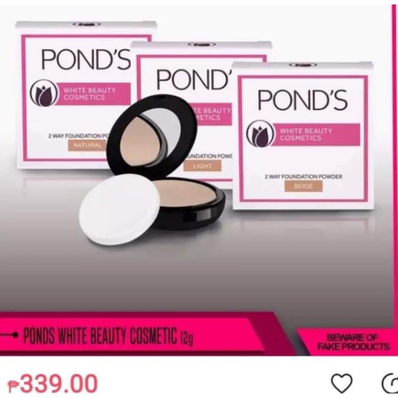 Ponds White Beauty Cosmetics (NO BOX) | Shopee Philippines