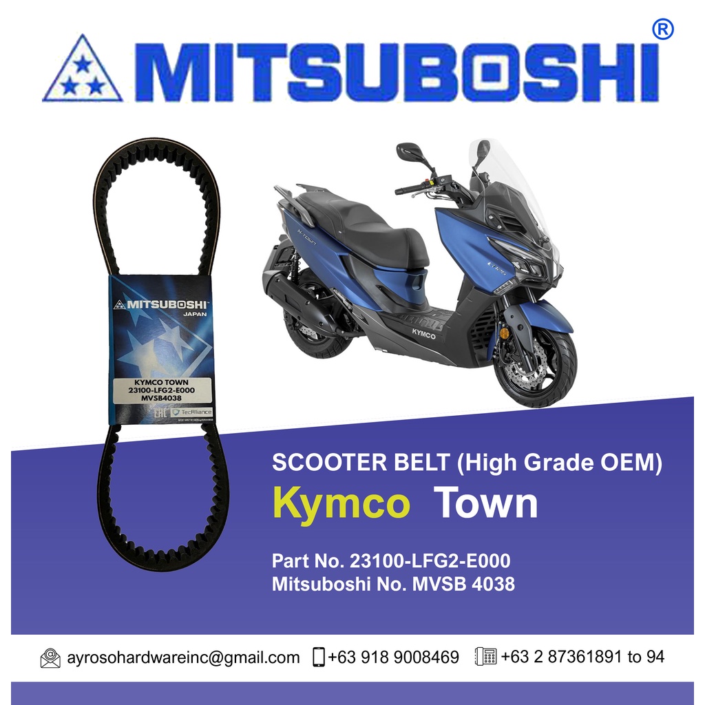 Mitsuboshi Scooter Belt for Kymco Town | Shopee Philippines