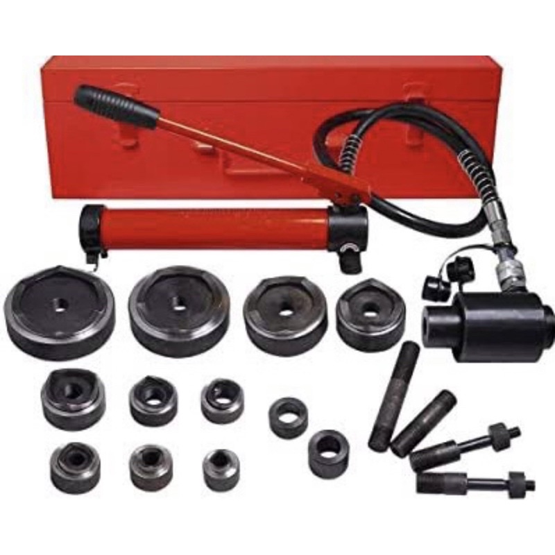 Hydraulic knock out puncher 1/2 to 4inches adgm brand use for panel ...