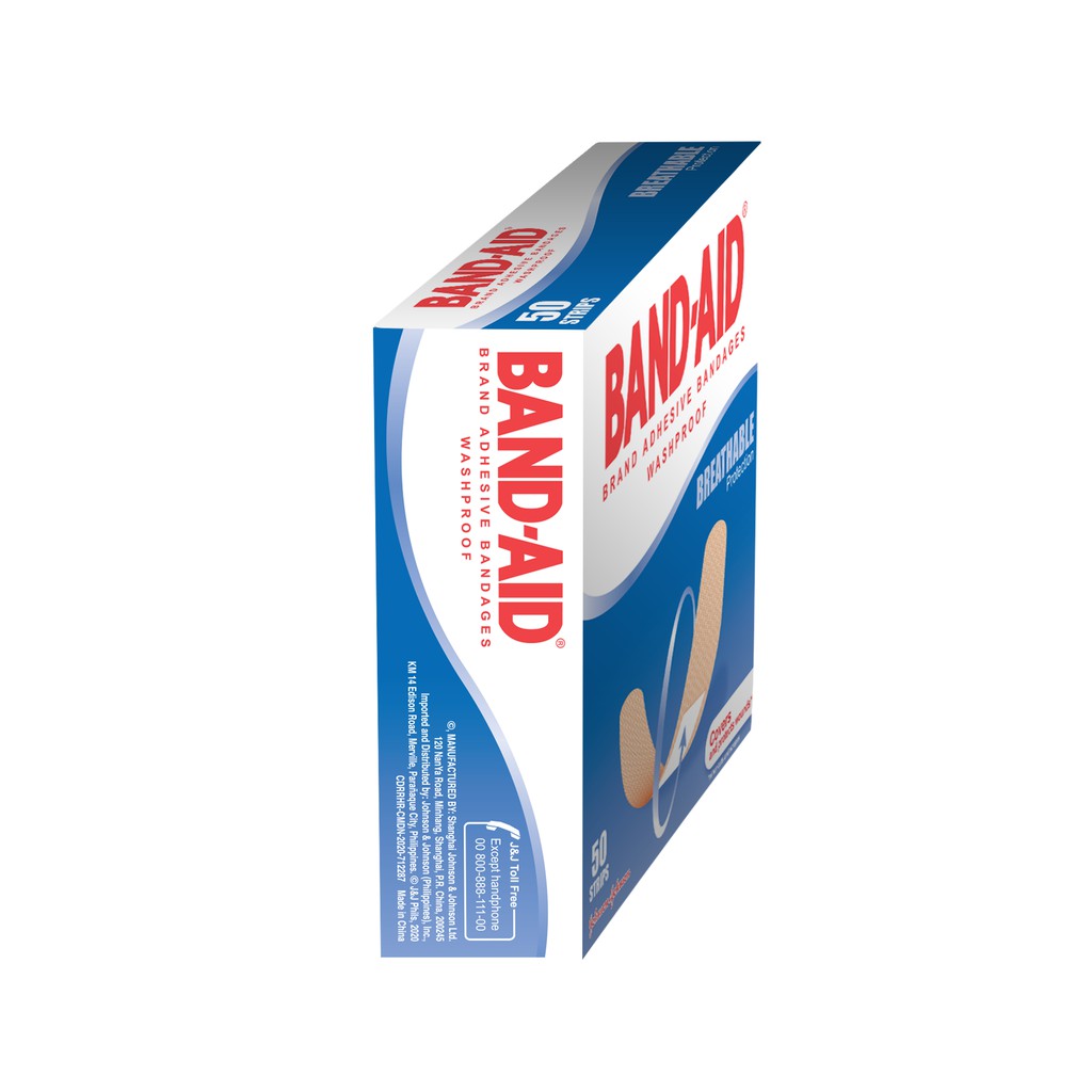 Band-Aid Adhesive Washproof Bandages 50s | Shopee Philippines