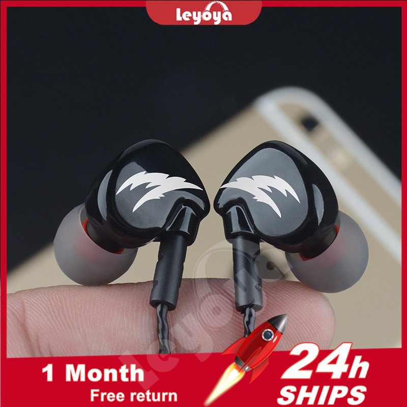 Leyoya T3 Gaming Earphones Sports Music Handsfree Super Bass with Mic 3 ...