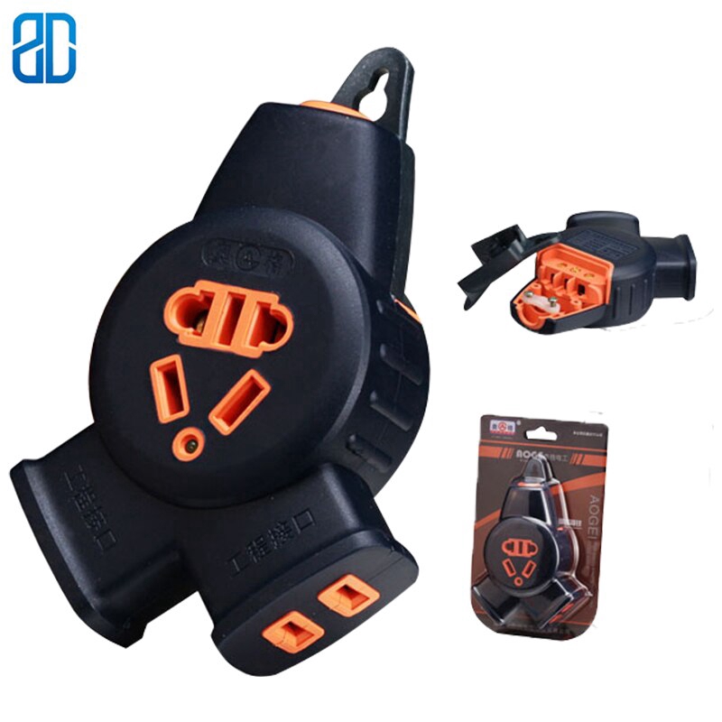 New High Power Industrial Aanti-Drop Plug AC Power Wiring Socket AU US ...