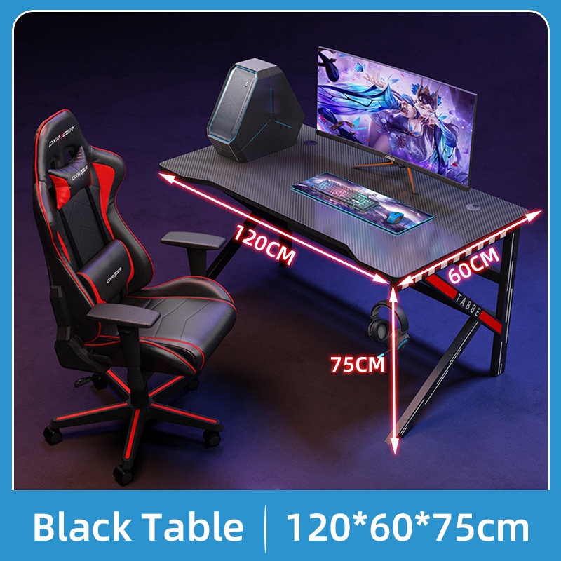 ICON Computer Table Gaming Table 100/140CM Computer Desk Study Table ...