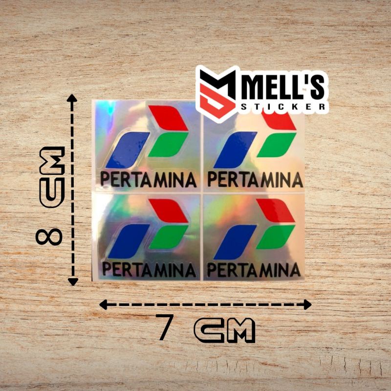 Pertamina hologram sticker cutting pertamina Motorcycle sticker ...