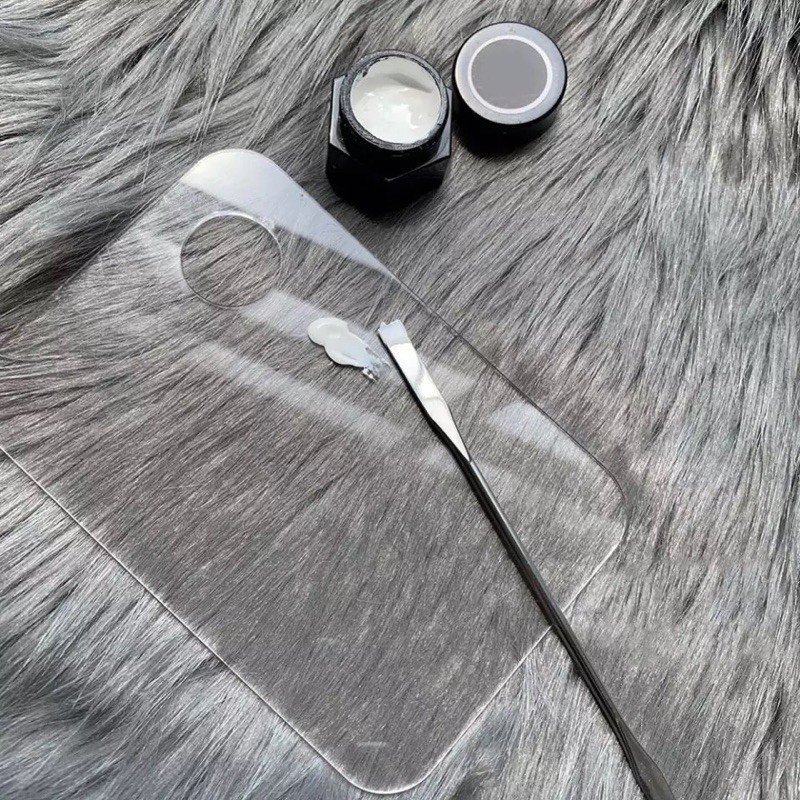 Mixing PALLETE ACRYLIC+SPATULA / MIXING PAULETTE ACRYLIC | Shopee ...