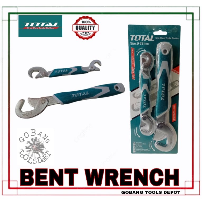 TOTAL tool Bent wrench THT10309328 | Shopee Philippines