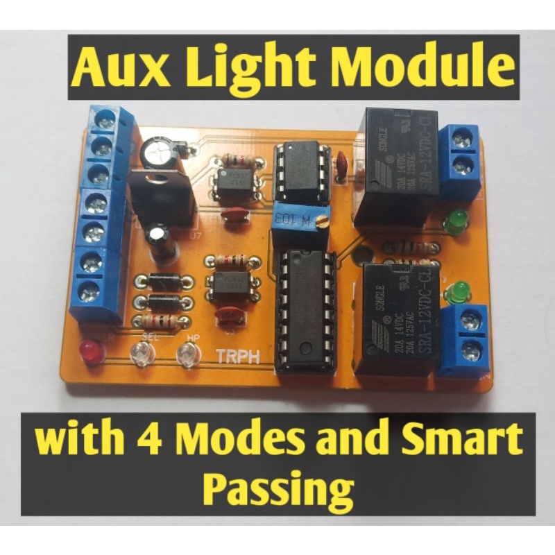 TRPH Auxiliary Light Module with 4 Modes (Blinker, wigwag, etc...) Horn ...