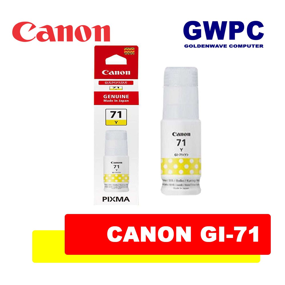 Canon GI-71 Genuine Ink Bottle | Shopee Philippines