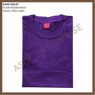 YALEX | ADULT | Plain Round Neck | Unisex | Lilac, Dark Violet | Shopee ...