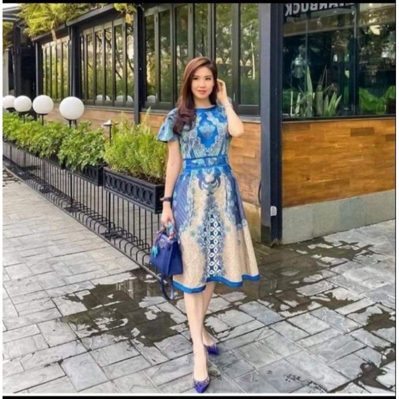 Modern Work Clothes BATIK/ DRES/Tunic/TRICOT TRICOT Layer | Shopee ...
