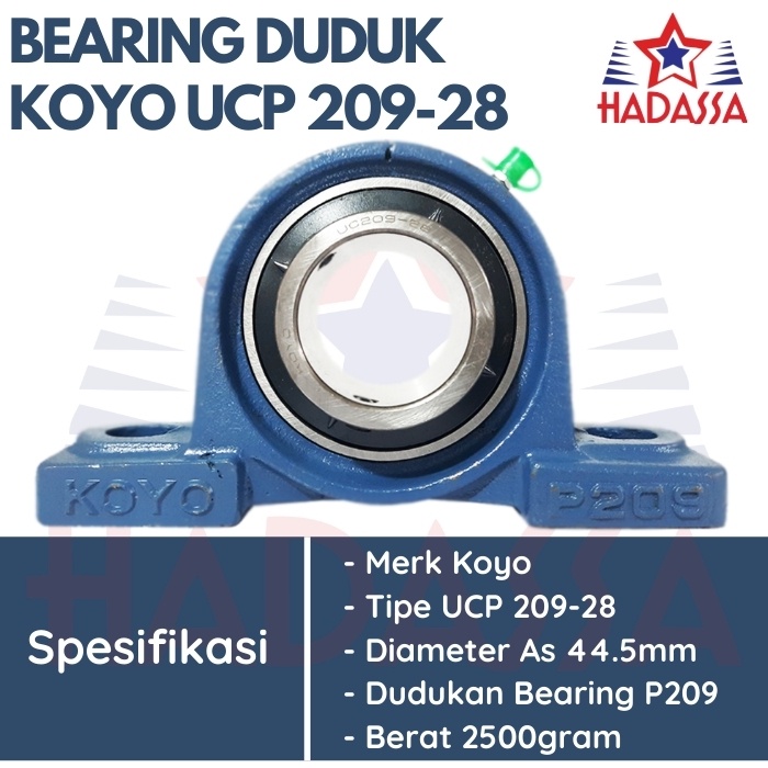 UCP Koyo Sitting Bearing 209-28 | Shopee Philippines