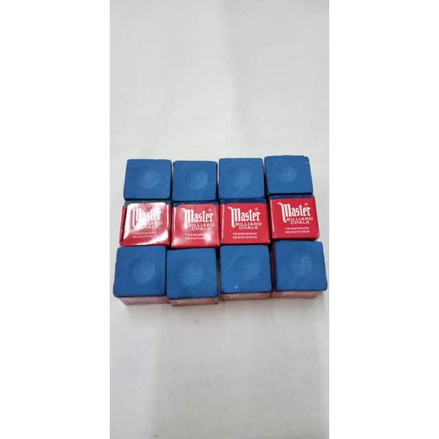1 Dozen Billiard Master blue chalk 12pcs ( TISA ) / tisa ng tako sa ...