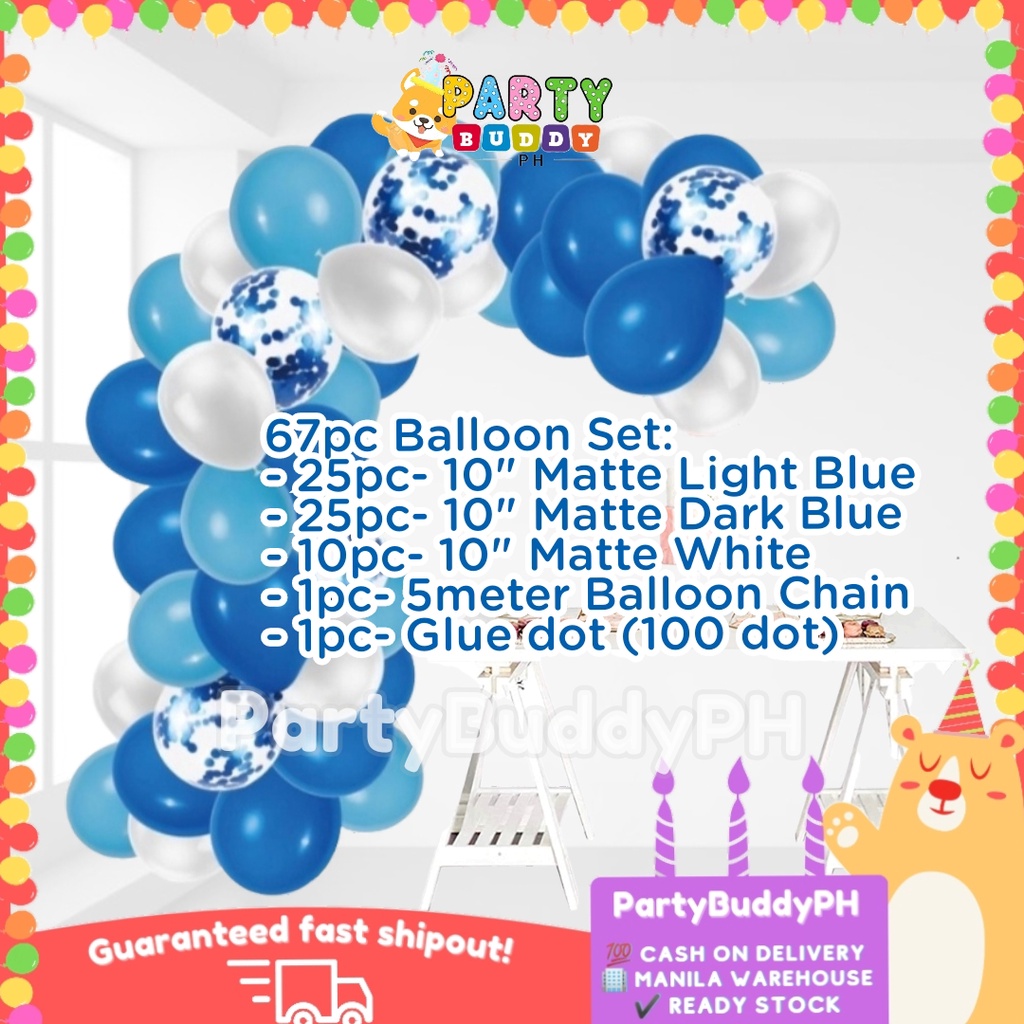 NEW! 67pc Garland 3-Tone Triple Balloon Set (With Balloon Chain ...