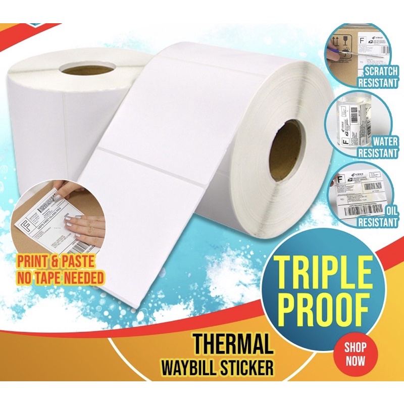 Waybill Thermal Sticker | Shopee Philippines