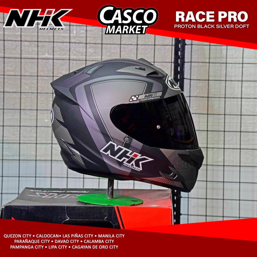 NHK RACE PRO PROTON FULL FACE SINGLE VISOR MOTOTCYCLE HELMETS | Shopee ...