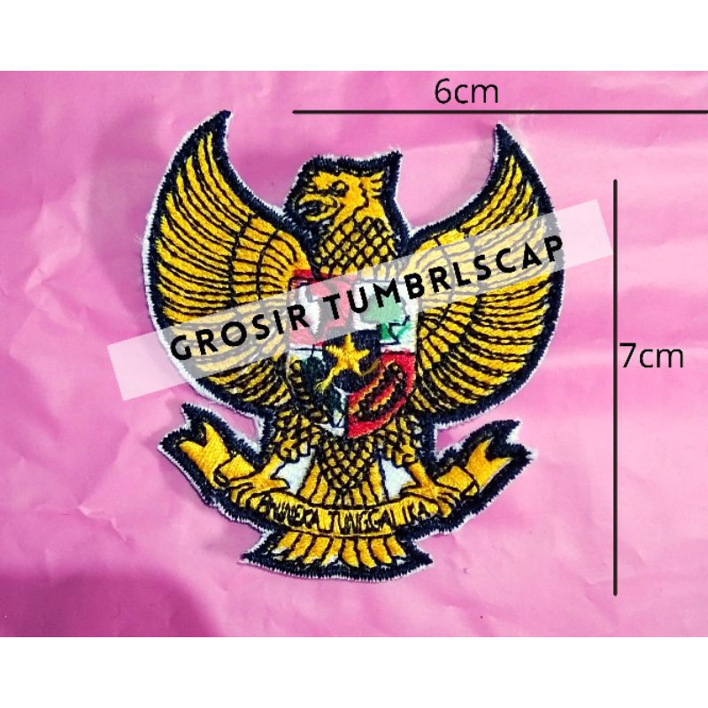 Computer Embroidered GARUDA LOGO | Garuda BADGE | Unit GARUDA EMBLEM ...