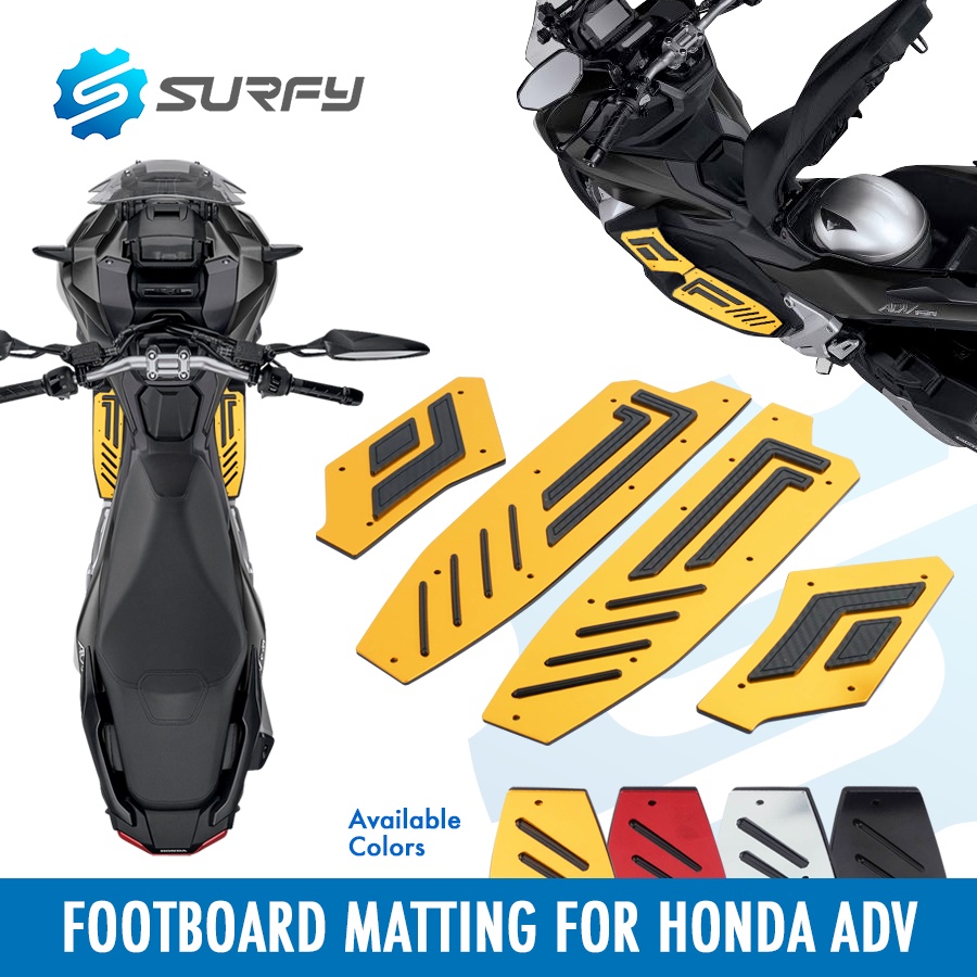 Honda Adv150 Matting Footboard Full Cnc Alloy | Shopee Philippines