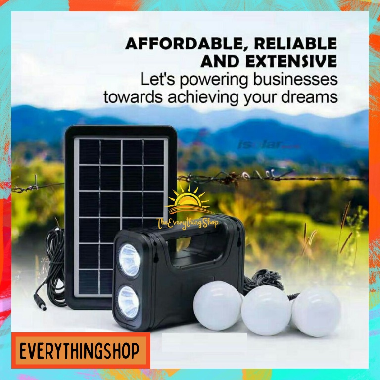 GDLite GD-8017s Solar Solar Power Light Lighting System Emergency with ...