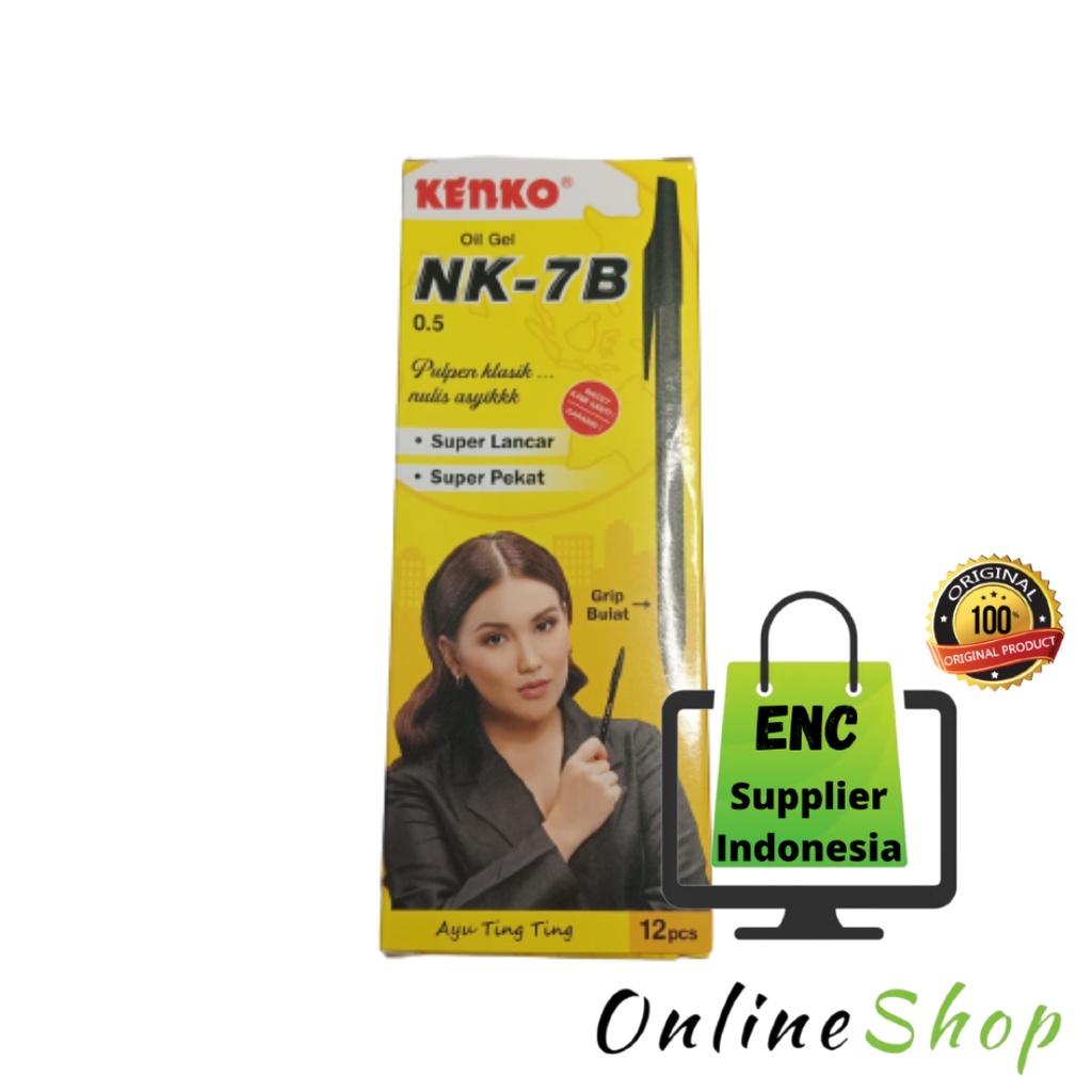Kenko 6 pieces pen kenko oil gel-ballpoint kenko NK-7B pen 0.5 kenko ...