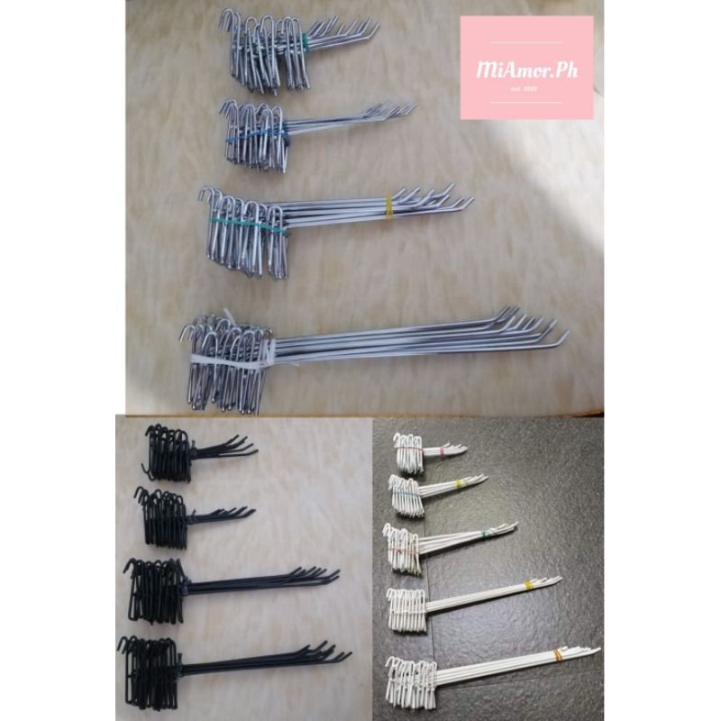 [10 pcs per bundle] SCREEN HOOKS | METAL WIRE MESH HOOKS | Shopee ...