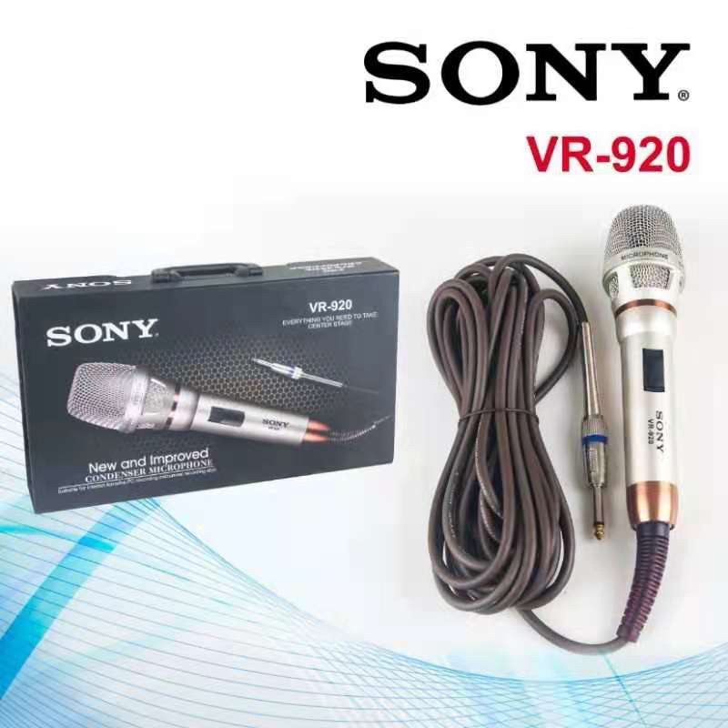 SONY VR-920 / LM - 920 WIRED MICROPHONE 8M WIRED MIC HEAVY DUTY [TESTED ...