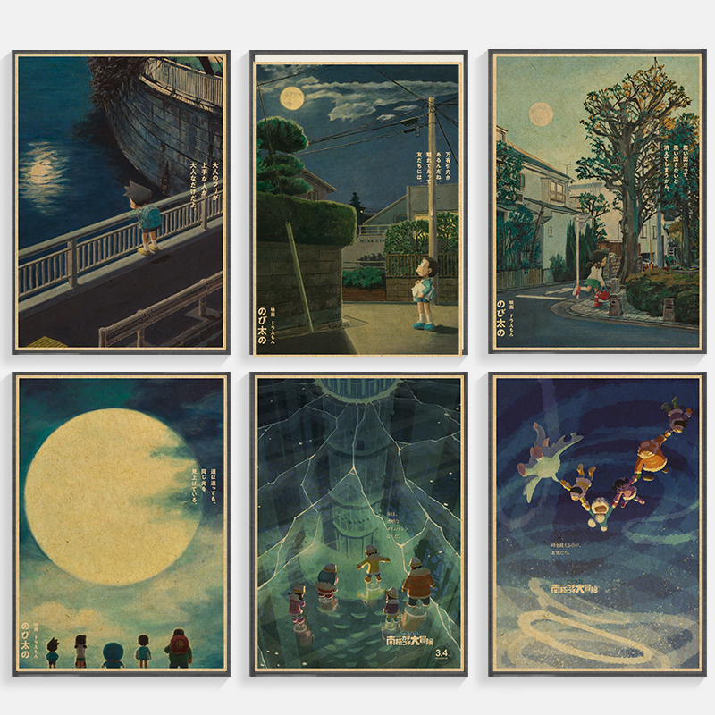 Animation Film Series The Doraemon Posters Home Decoration Painting ...