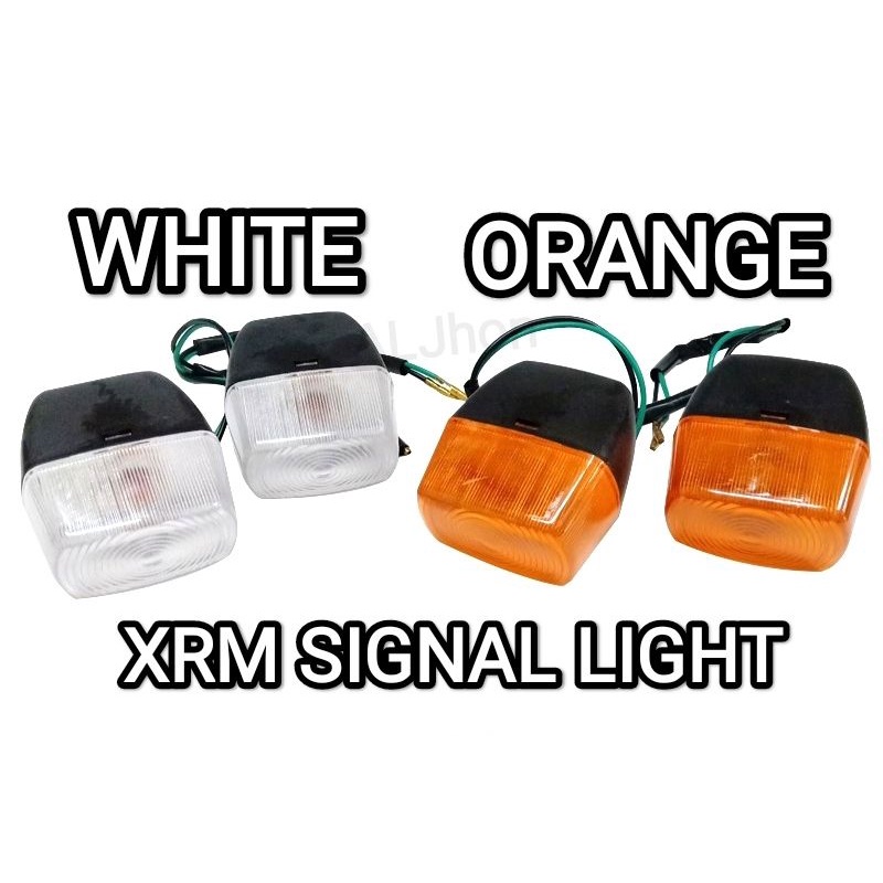 XRM TMX SIGNAL LIGHT 2PCS Orange and white | Shopee Philippines