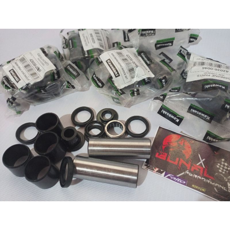 Kawasaki klx 150 small and dtracker linkage repair kit complete set ...