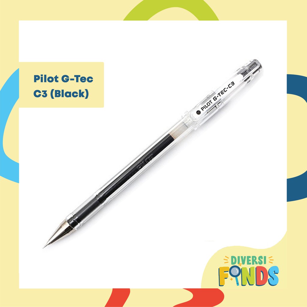 Pilot G-tec Gtec Sign Pen C5 0.5mm / C4 0.4mm / C3 0.3mm Gel Pen ...