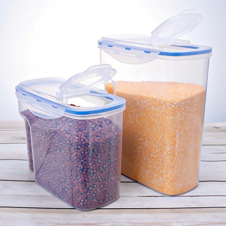 Bekas Simpan Corn flakes Easy Lock 2.8L & 4.2L Airtight Cereal ...