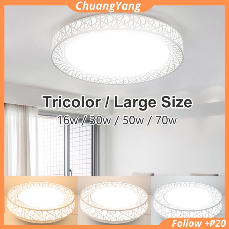 CHUANGYANG High Brightness Led Ceiling Light 16, 30, 50, 70w Tricolor ...