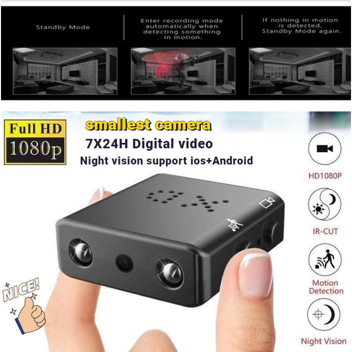 24 Hours Standby Time 4K Wireless Hidden Spy Camera WiFi Mini HD Camera ...