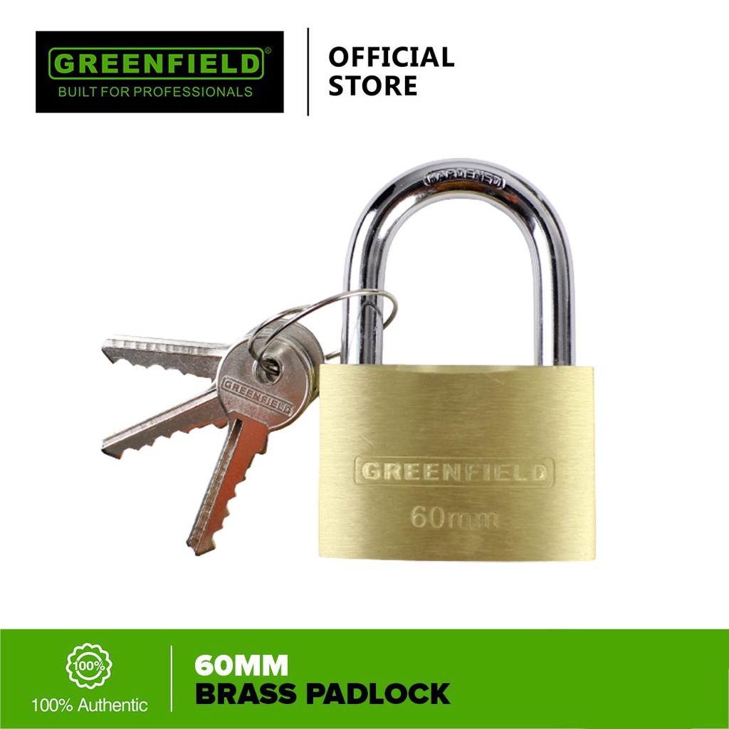 Greenfield Brass Padlock 60mm - Door Hardware & Locks | Shopee Philippines