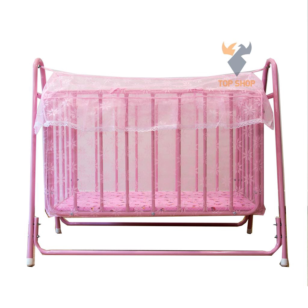 Cradle Cage Baby Cradle/Cage Bear Pattern Bed Including Mosquito Net ...