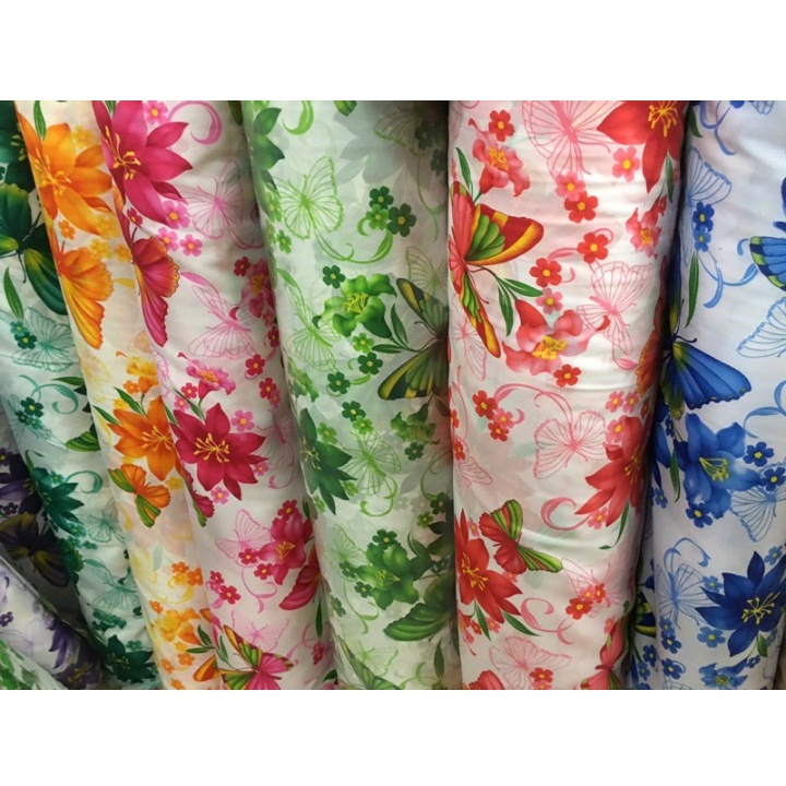 Geena Printed Fabric Sold Per "Roll" (Mimosa Design) Direct Supplier ...