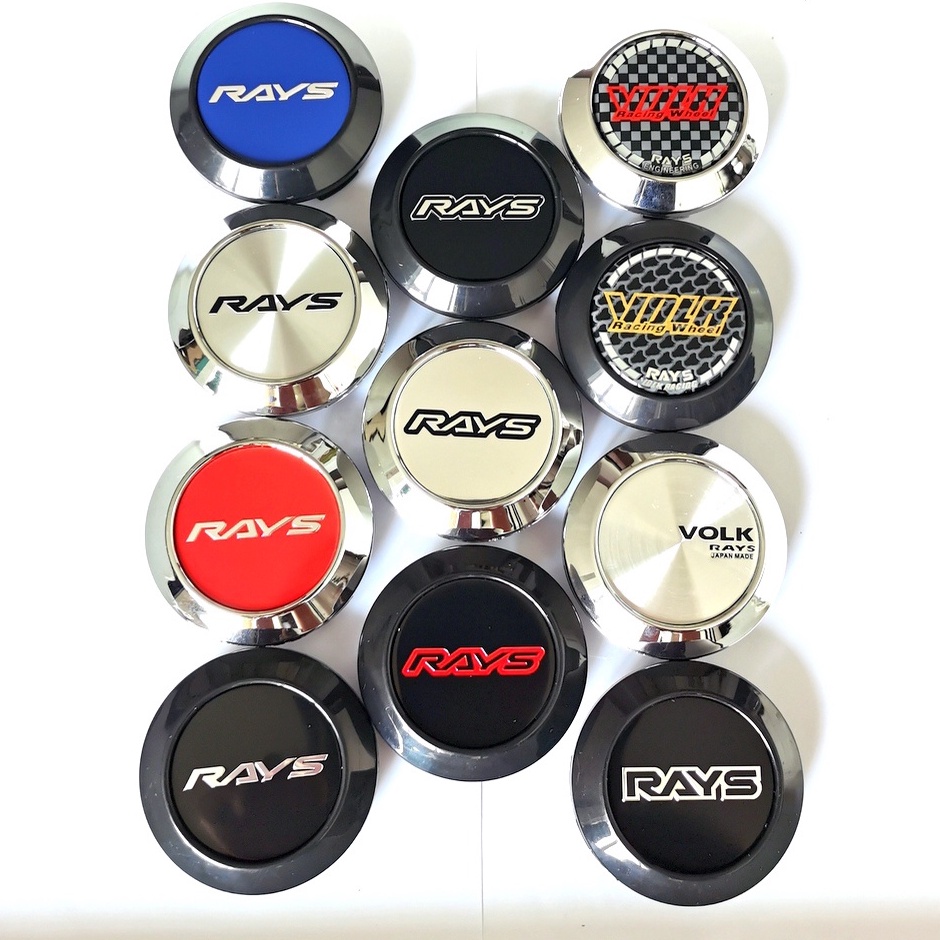 4pcs 68mm Car sport rim wheel cap VOLK RACING RAYS Volk Racing Rays ...