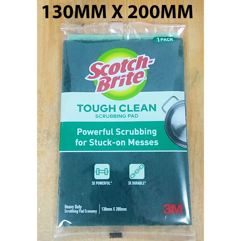 ORIGINAL 3M SCOTCH BRITE SCRUBBING PAD 130MM X 200MM (1 PACK ...