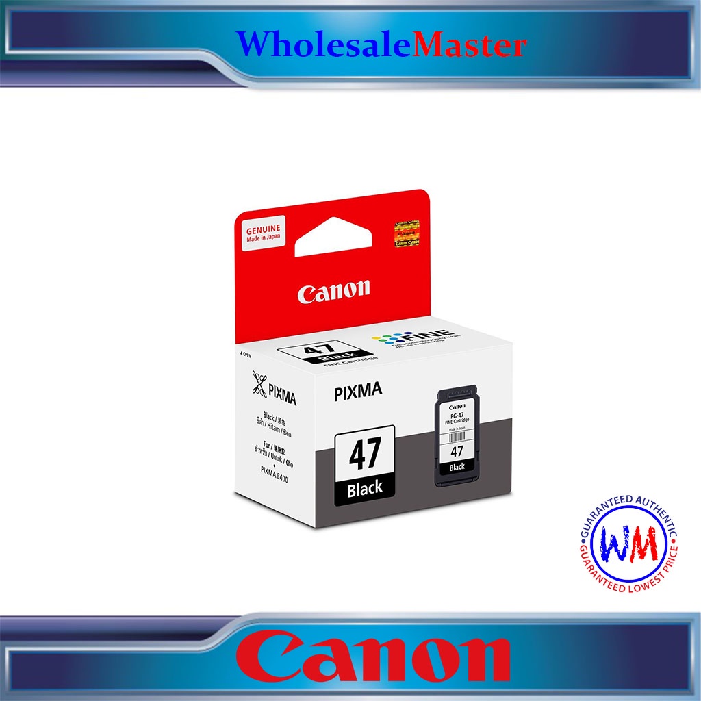Canon PG-47 Genuine Ink Cartridge | Shopee Philippines